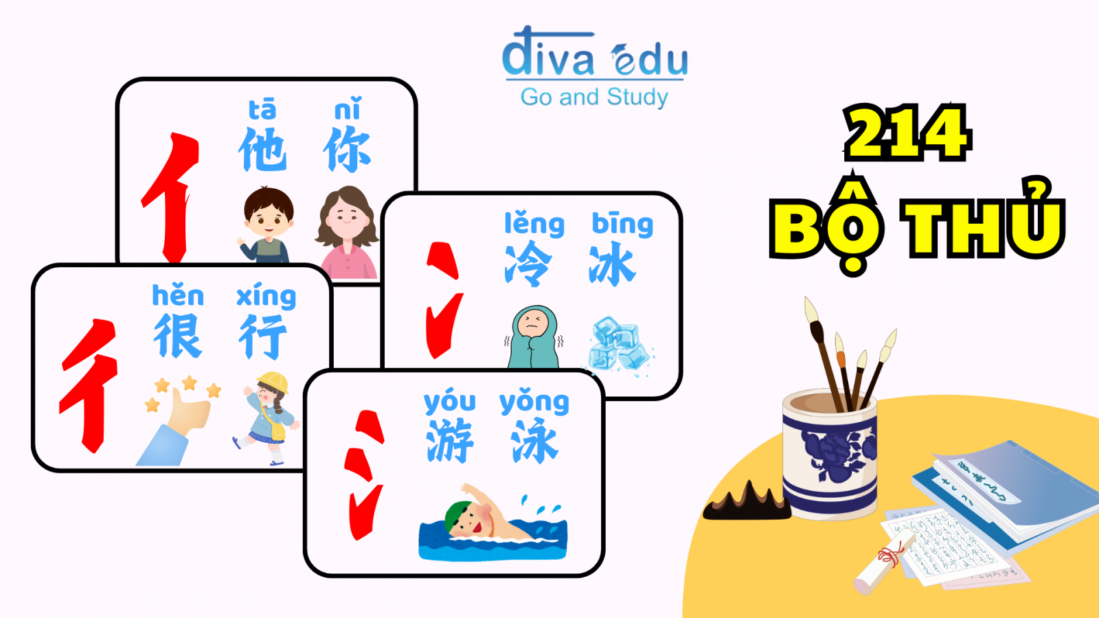 [214 BỘ THỦ] Ý NGHĨA CHI TIẾT VÀ CÁCH HỌC DỄ NHỚ (PHẦN 1)